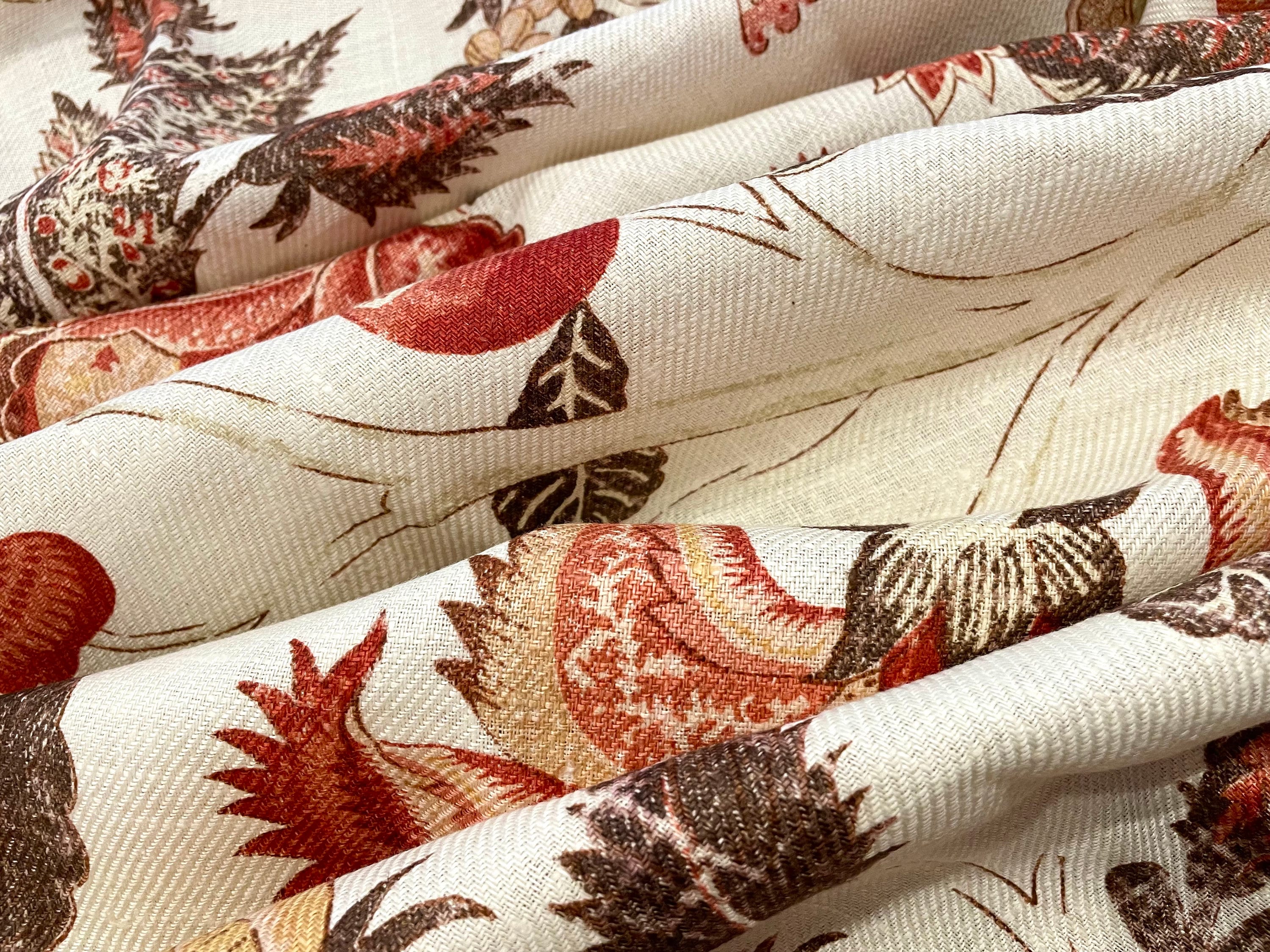 Zoffany Indienne - Large Scale Palampore Tree of Life Rust Curtain ...