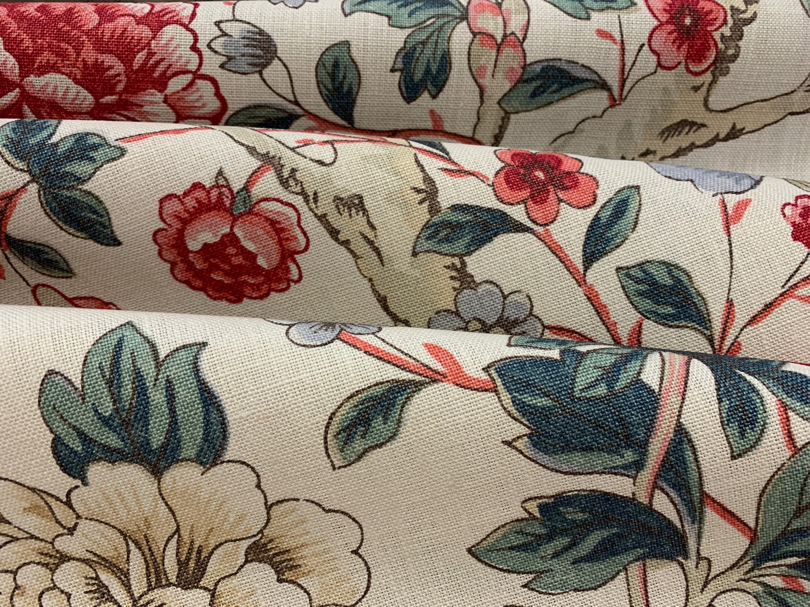11.5 Yards - William Morris Tangley Curtain Fabric - Heritage Vintage ...