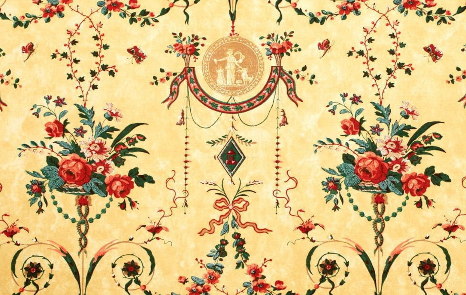 17 Yards or 34 Yards Luxury Neoclassical Fabric French Style Designer ...