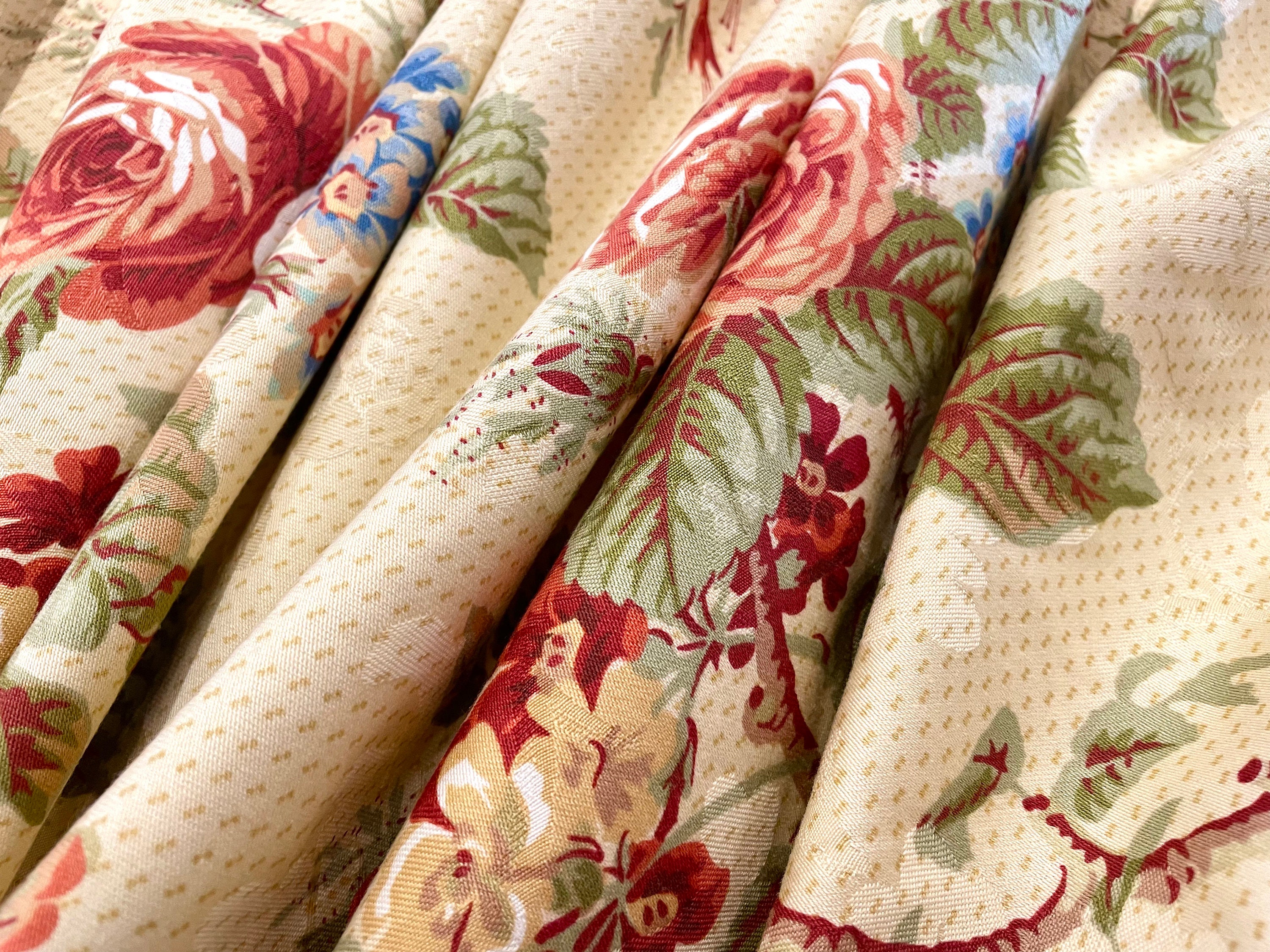 7.6 Yards - 5th Avenue Designs Langford Curtain Fabric - Vintage ...
