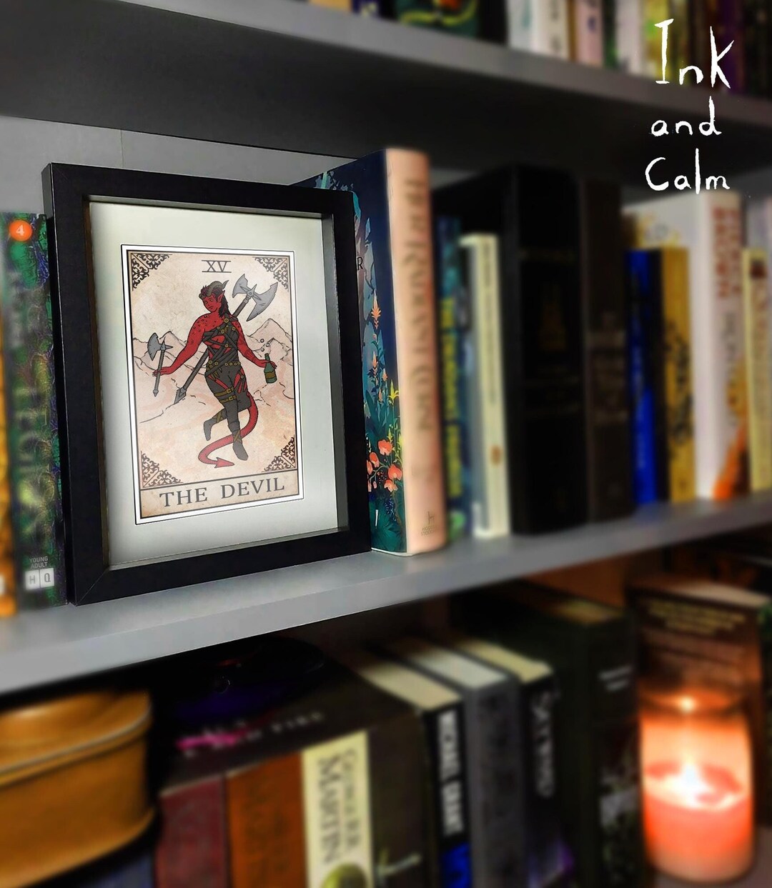 BG3 Tarot Card Print - KARLACH (the Devil) - Etsy