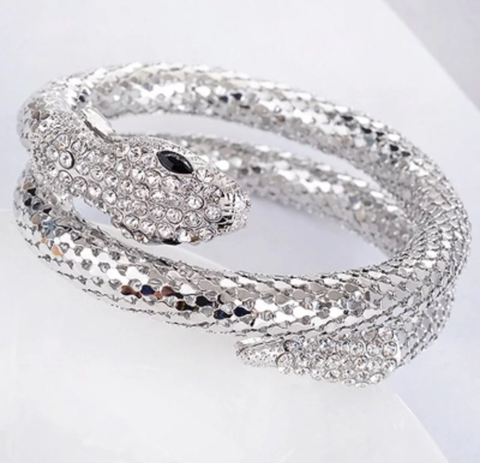 Unique Snake Design Bracelet. Ideal Gift For Ladies Girls. Available in ...