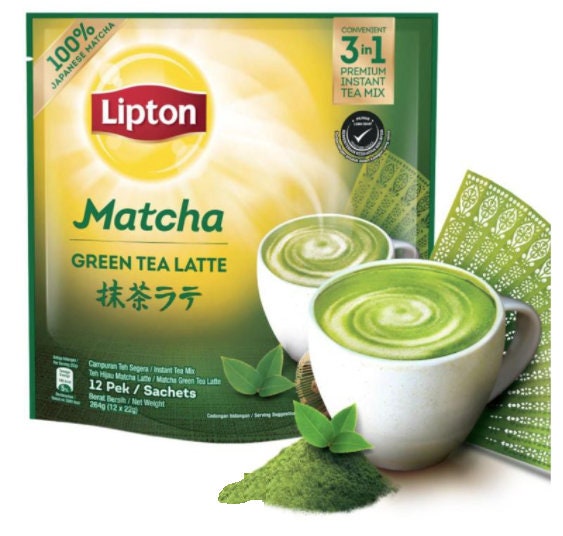 Lipton Matcha Green Tea Latte and Lipton Earl Grey Milk Tea - Etsy
