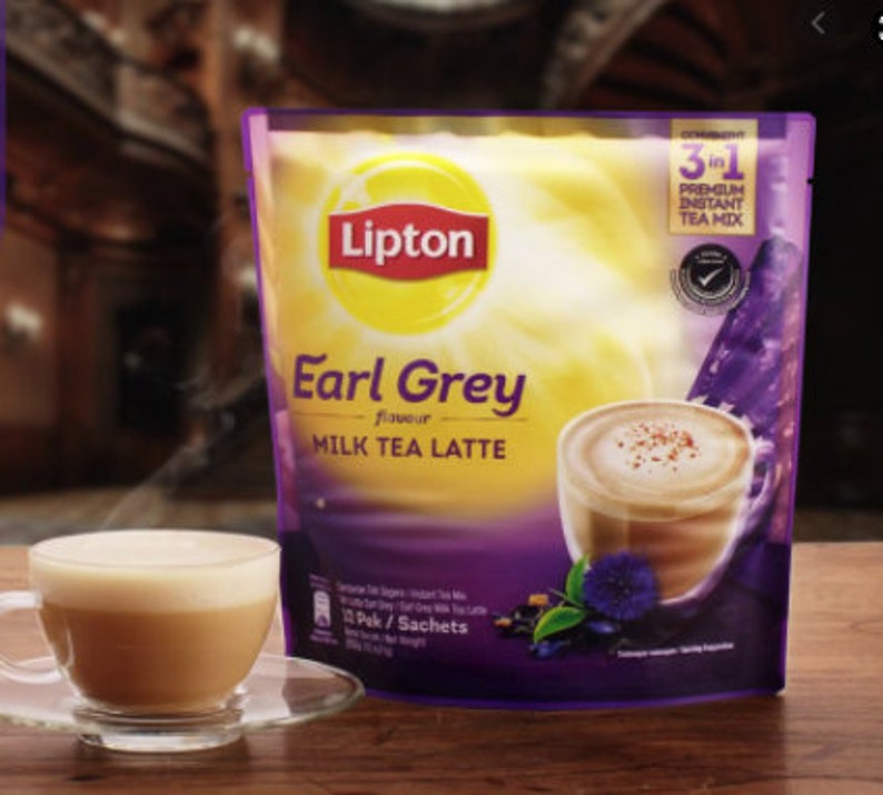 Lipton Matcha Green Tea Latte and Lipton Earl Grey Milk Tea - Etsy