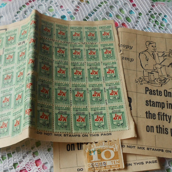 S and H Green Stamps - Etsy