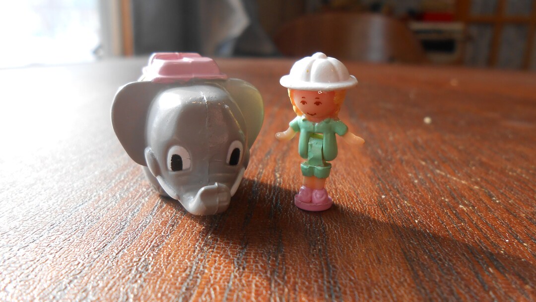 1992 Vintage Polly Pocket~ Polly's Elephant Pen Pal Set - Etsy