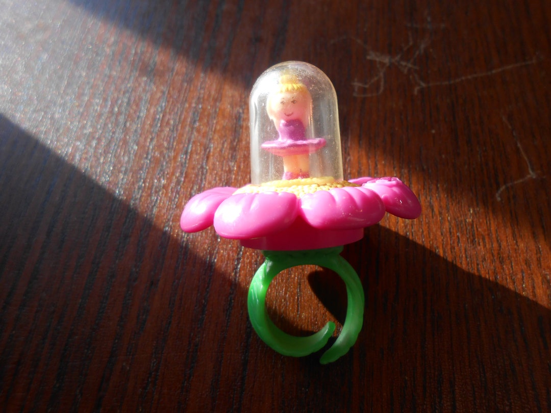 Vintage Polly Pocket Ring W/doll - Etsy