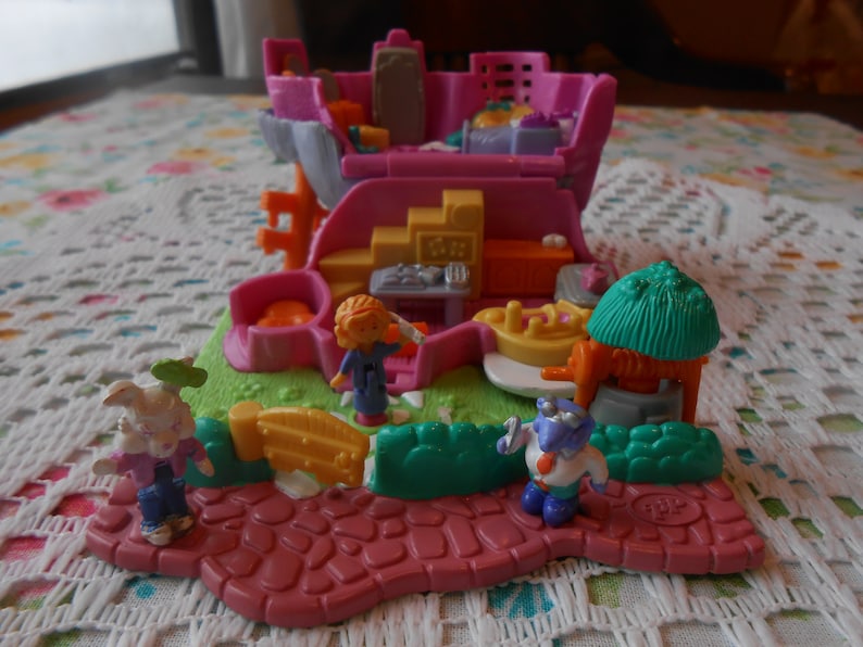 Vintage 1994 Polly Pocket Rabbit House Complete - Etsy