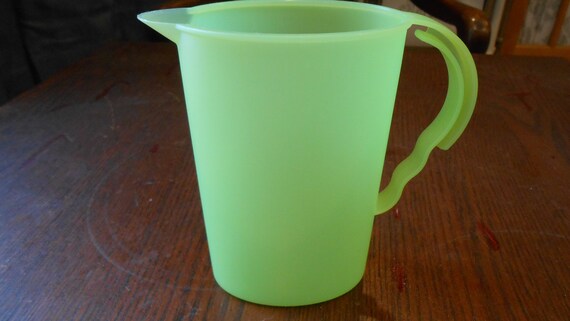 Tupperware Mini Lime Green Pitcher | Etsy