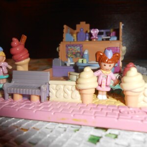 Vintage 1995 Polly Pocket Ice Cream Parlor Rare Vanilla Variation - Etsy