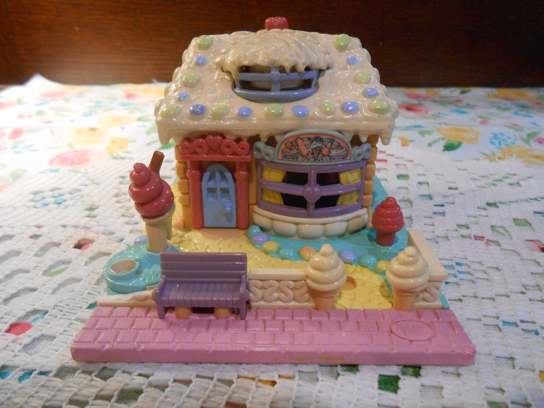 Vintage 1995 Polly Pocket Ice Cream Parlor Rare Vanilla Variation - Etsy