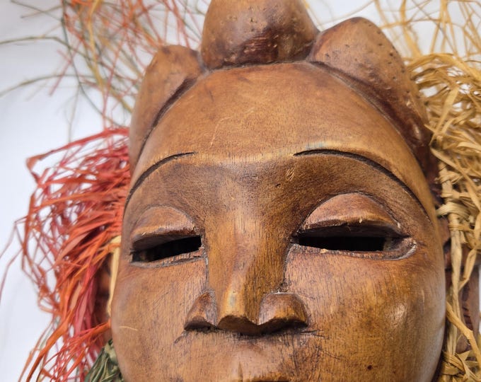 Authentic Antique Chokwe Mask - Cihongo Ancestor Figure - Angola/drc ...