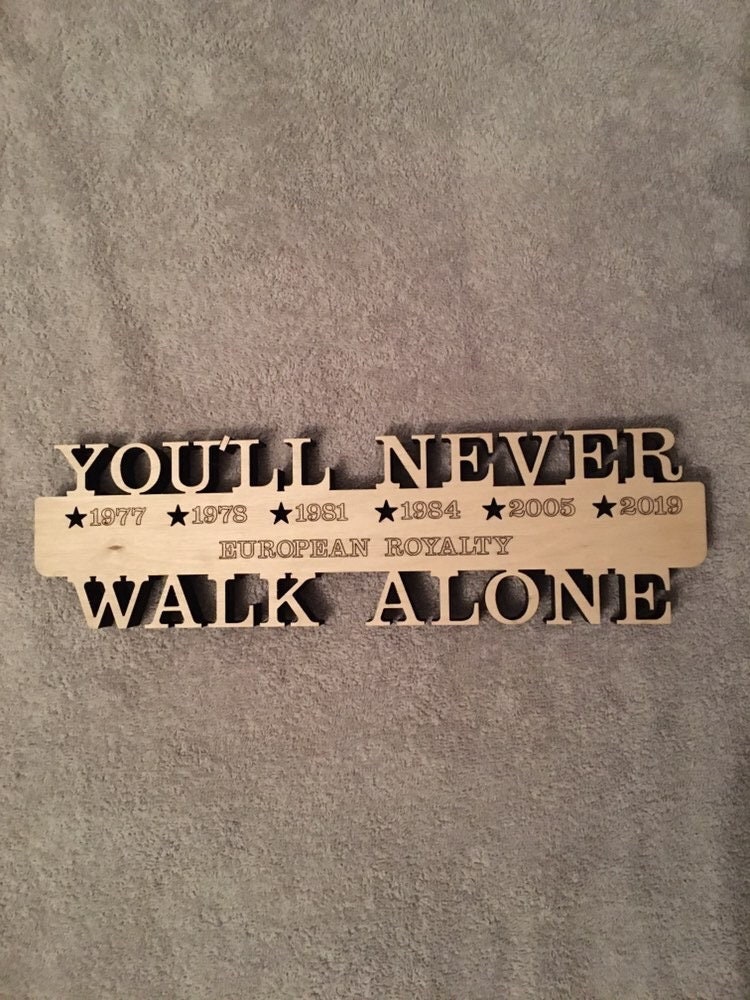 Wooden YNWA European Winners Plaque - Etsy