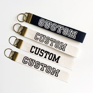 Personalized Keychain, Custom Name Keychain, College University Key Fob ...