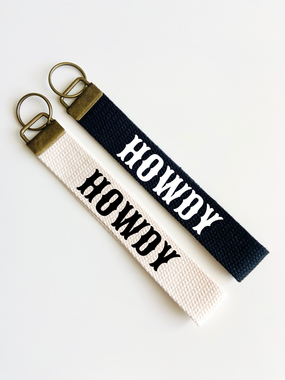 Howdy Keychain, Country Western Cowboy Key Fob, Cowgirl Wristlet Strap ...