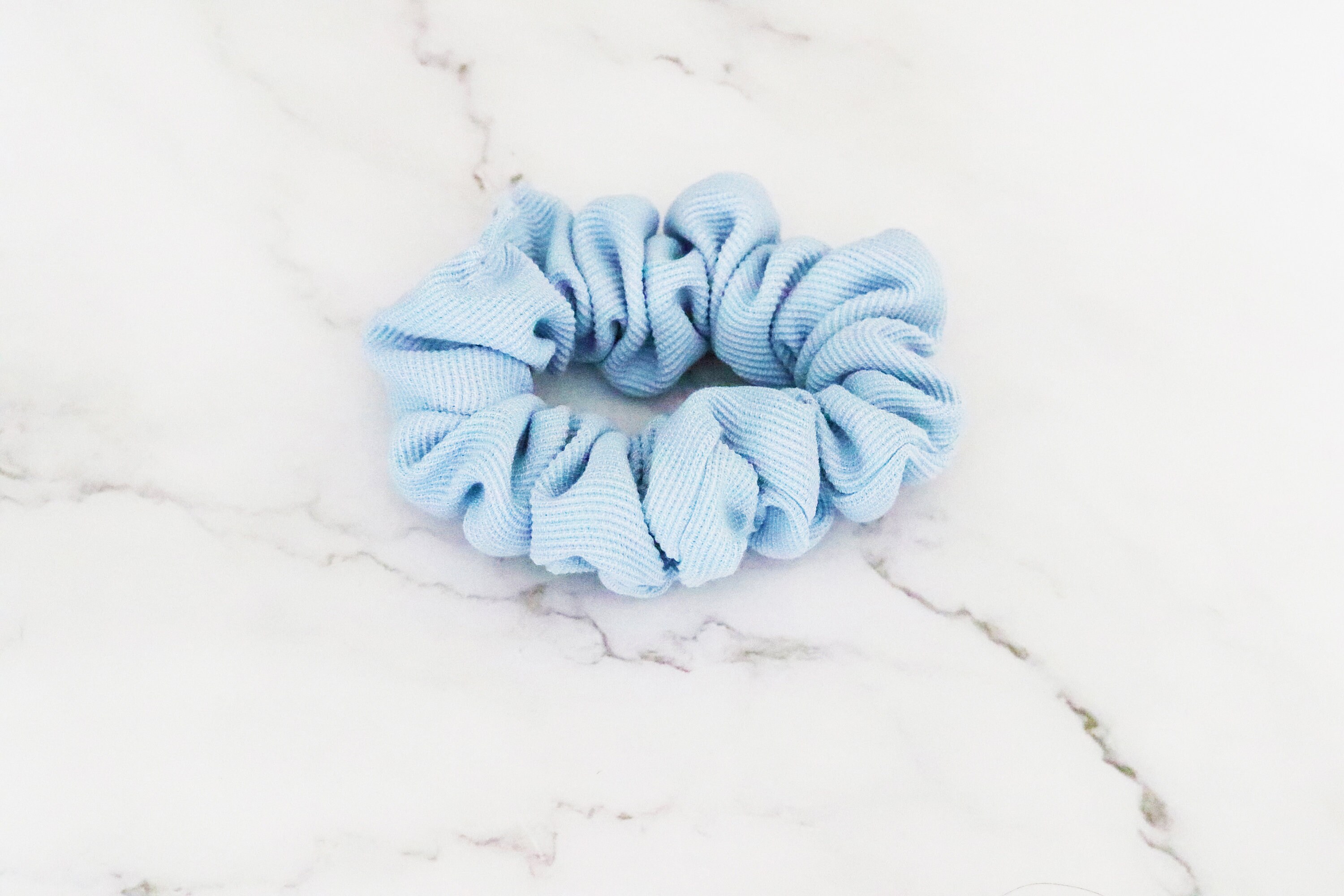 Light Blue Cotton Hair Scrunchie Oversized Hair Scrunchies - Etsy