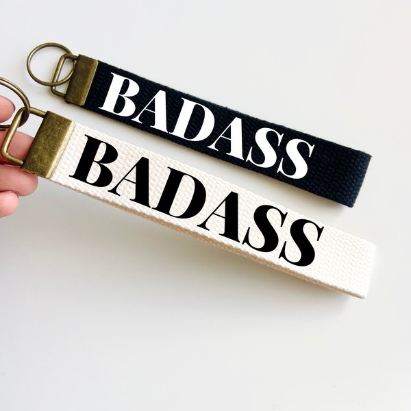 Badass Keychain - Etsy