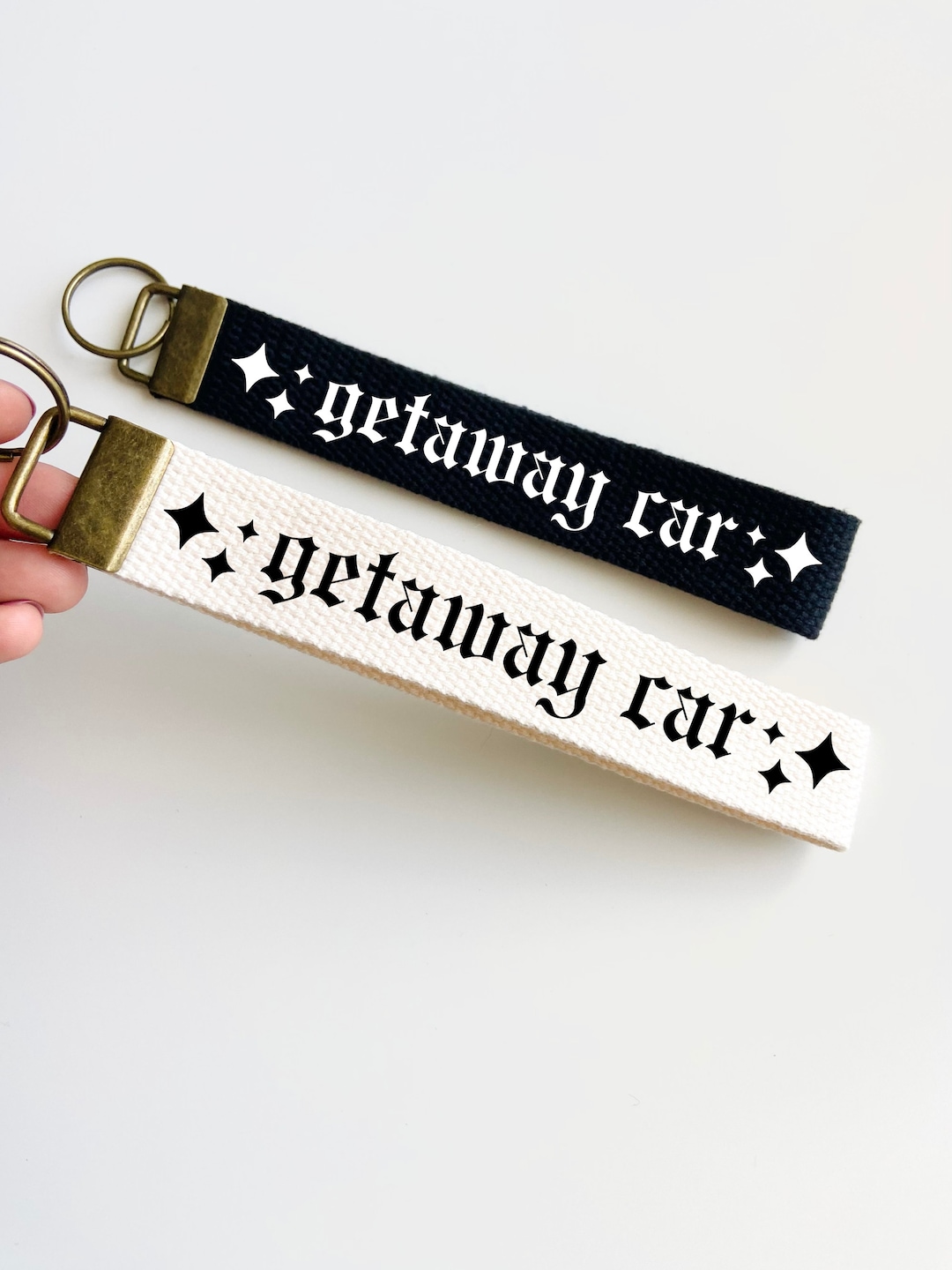 Getaway Car Keychain Personalized Cotton Wristlet Key Fob - Etsy