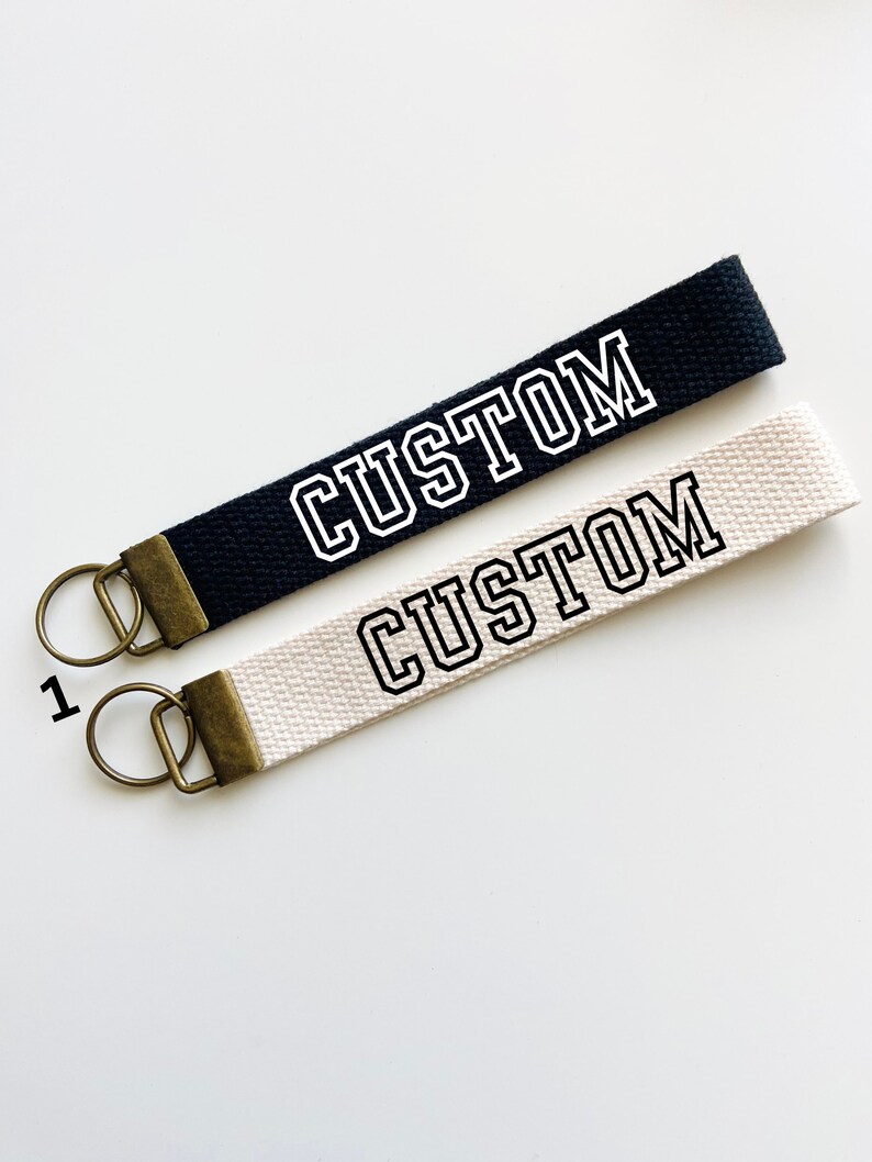 Personalized Keychain, Custom Name Keychain, College University Key Fob ...