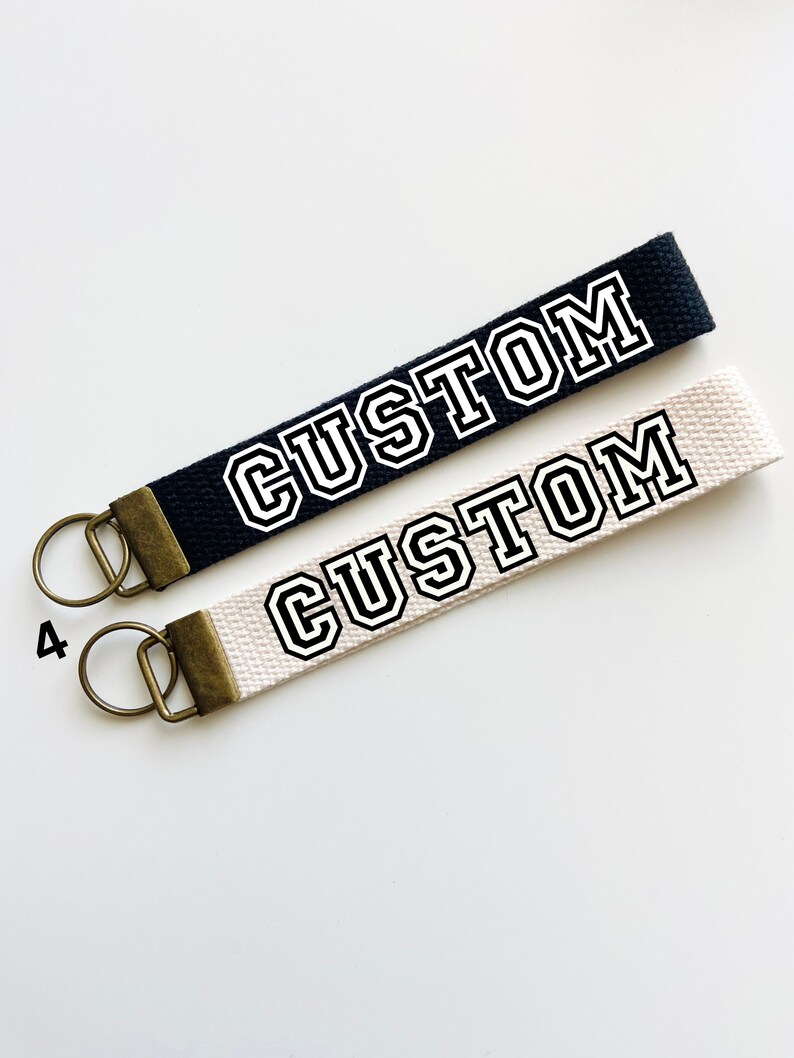 Personalized Keychain, Custom Name Keychain, College University Key Fob ...