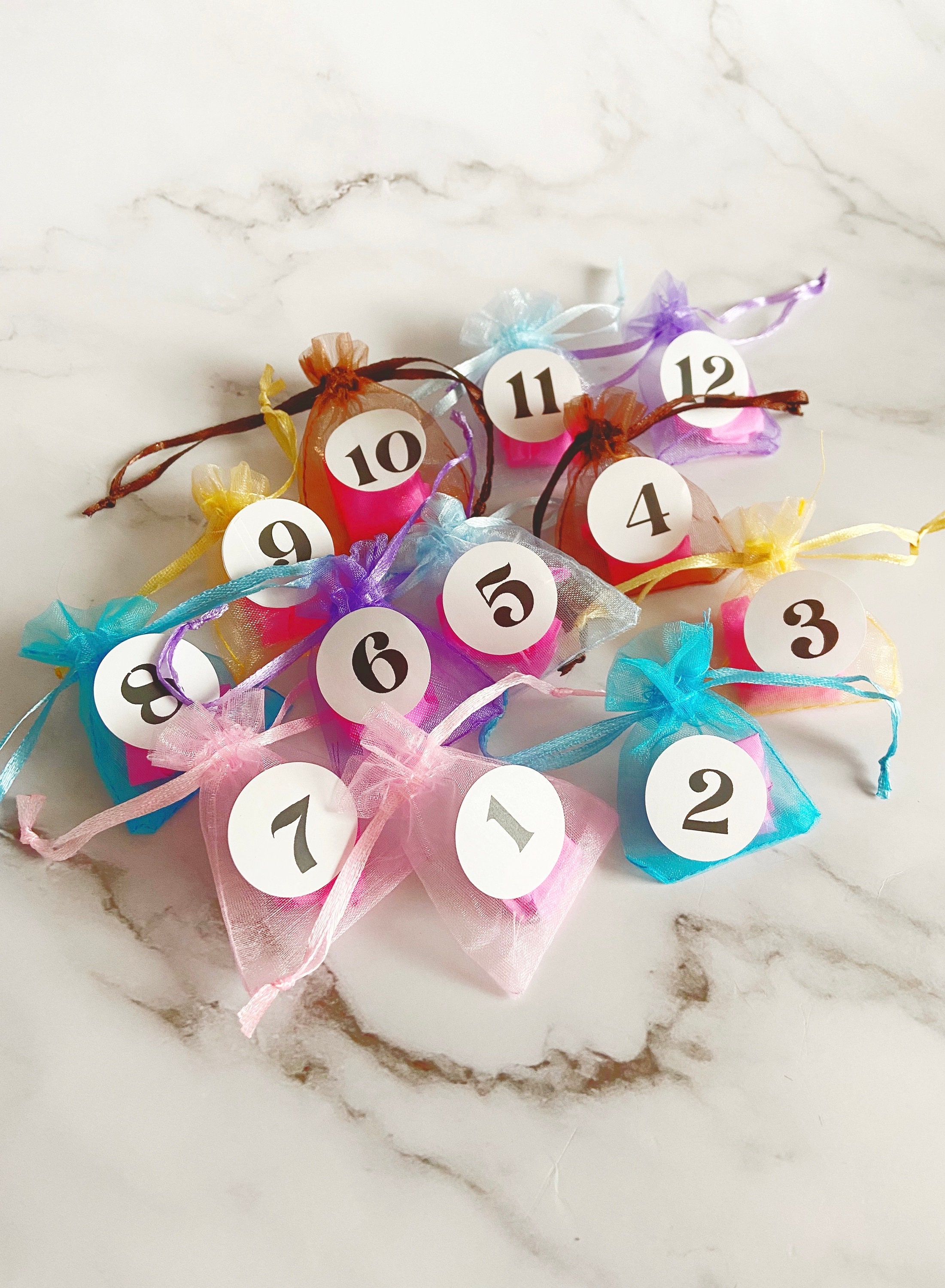 Earrings Jewelry 12 and 24 Days Advent Calendar, Christmas Countdown ...