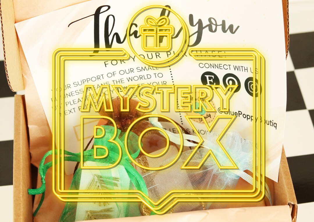 Jewelry Mystery Box Surprise Box Blind Box Earring Mystery Box Threader ...