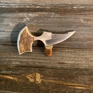 Elk Antler Handled Skinner Knife - Etsy