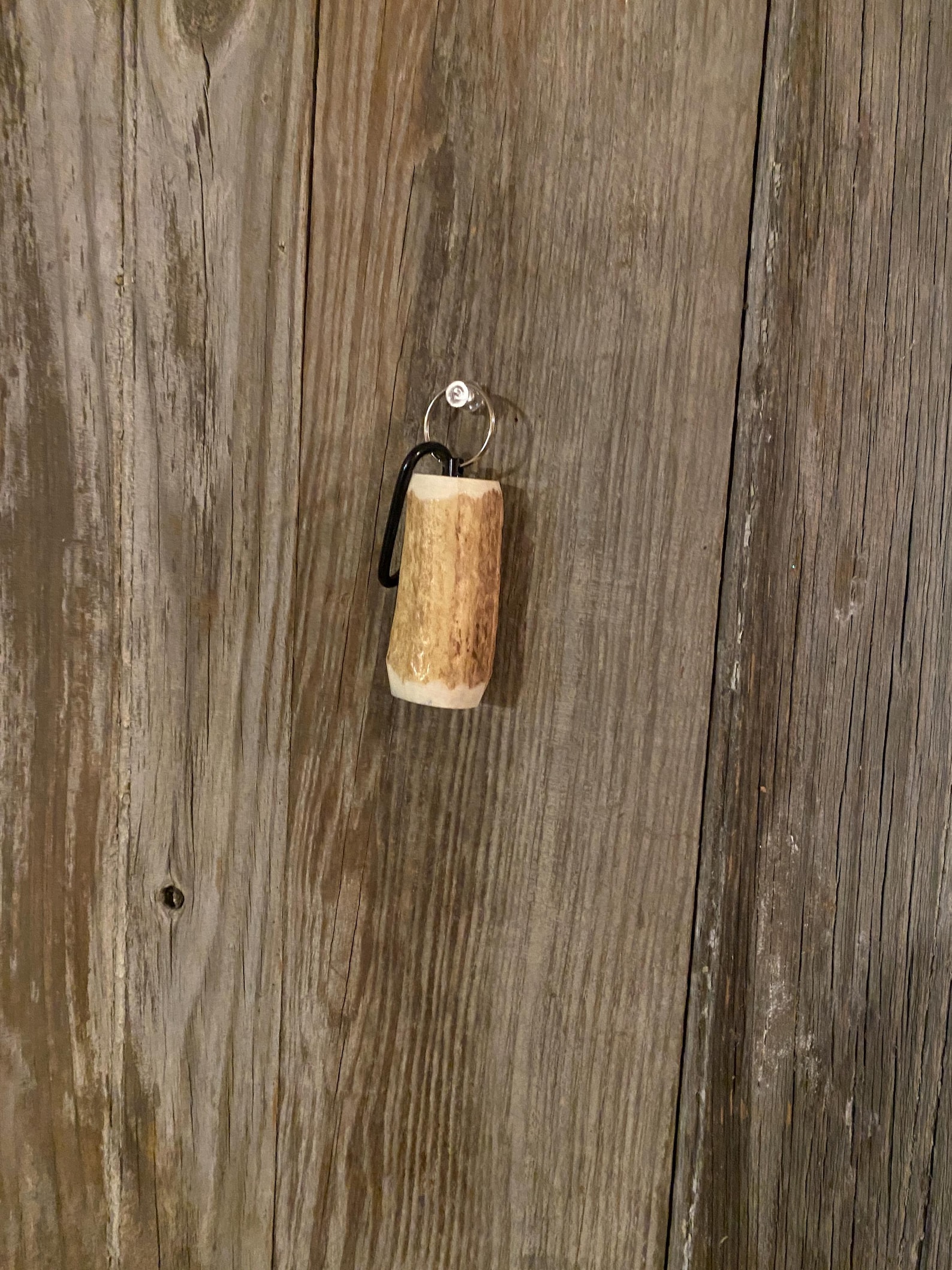 Authentic Elk Antler Pill Container Keyring - Etsy