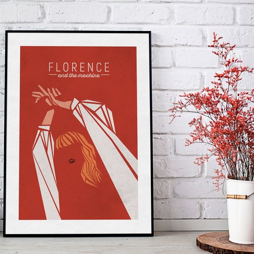 Florence and the Machine Poster Vector Portrait Wall Art - Etsy