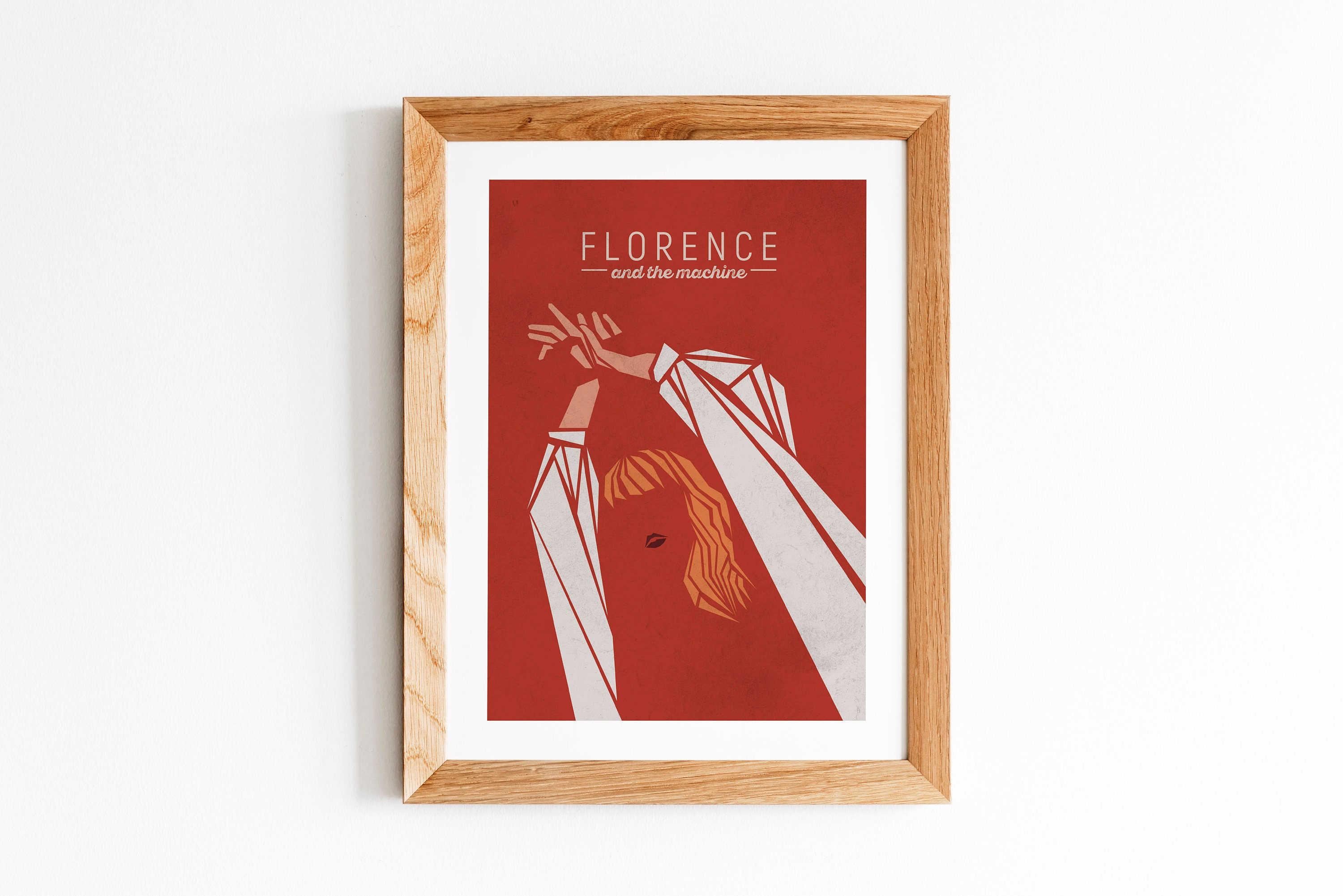 Florence and the Machine Poster - Vector Portrait Wall Art Digital ...