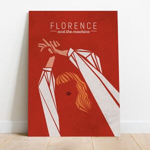 Florence and the Machine Poster - Vector Portrait Wall Art Digital ...