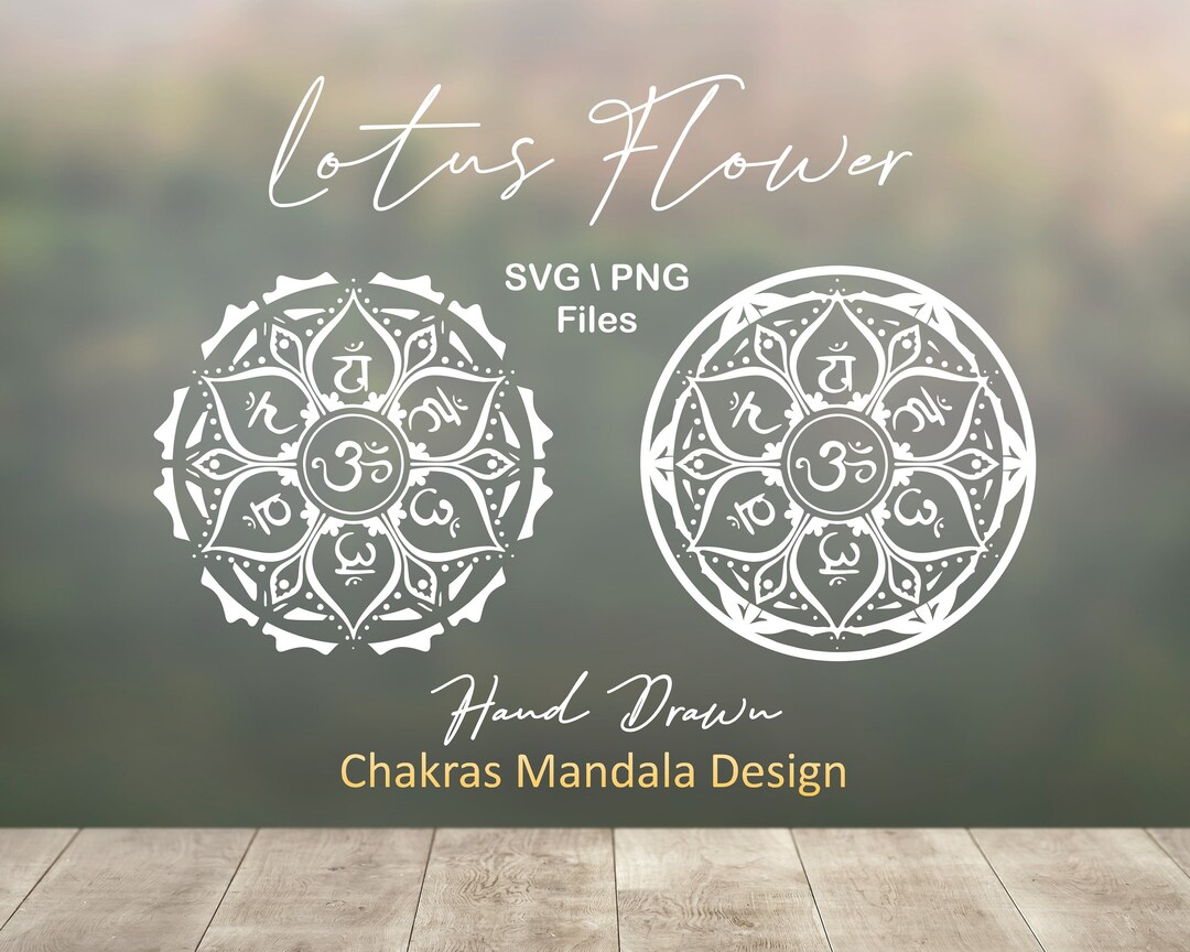 Chakra Sign Mandala Design Perfect Vector Files for Laser Cutting or ...