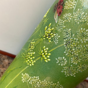 LED Candle "ladybugs" - Nature Pillar Wax Candle With Hand Painted ...