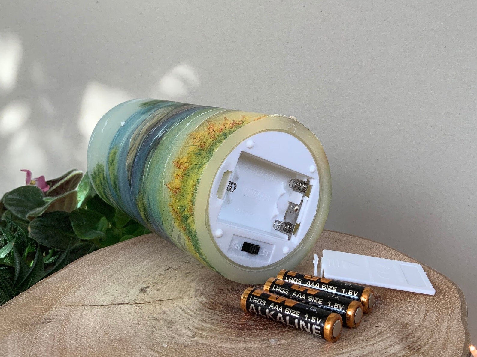 LED Candle summer Dream Sea Themed Pillar Candle - Etsy