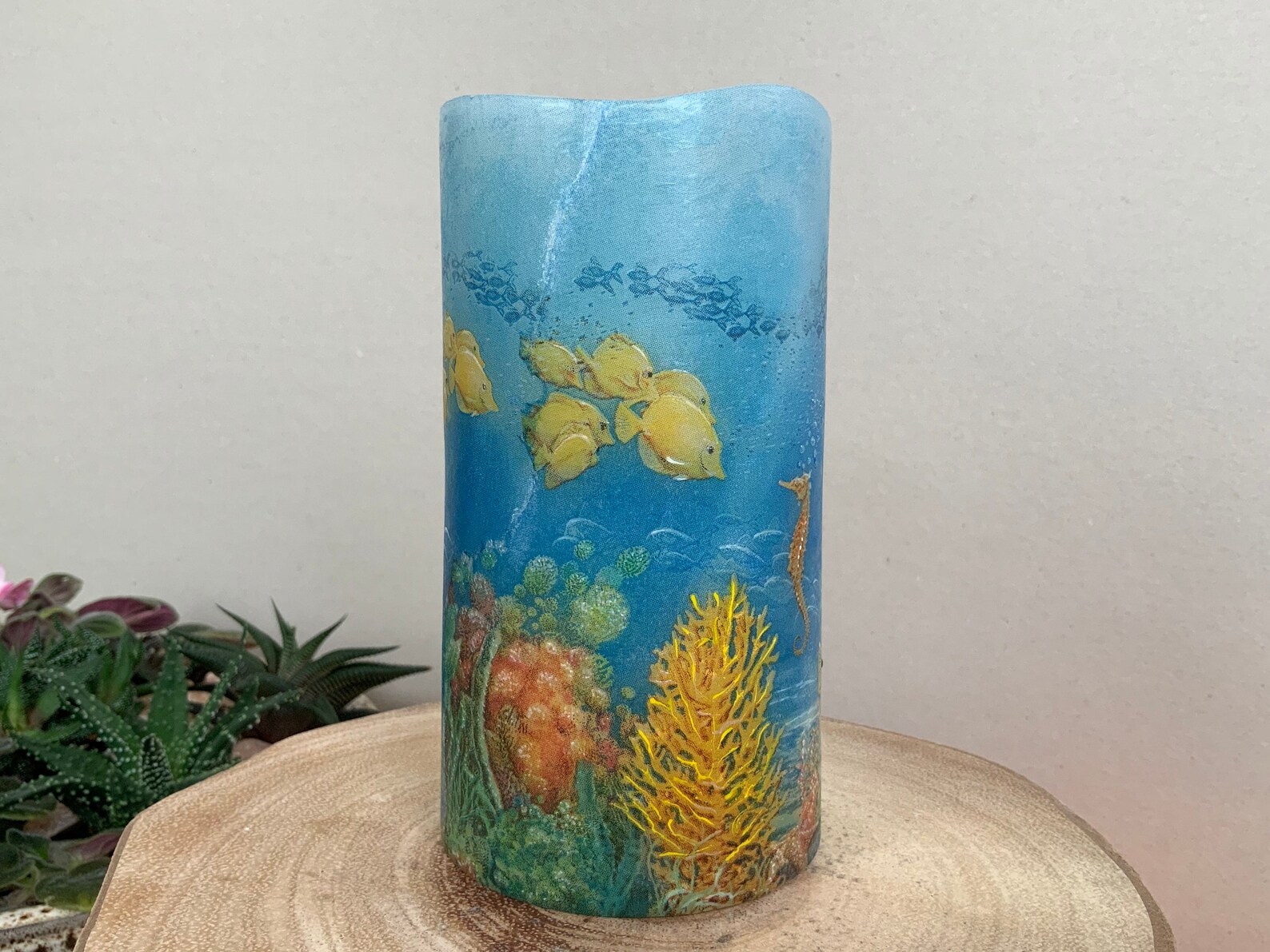LED Candle Deep in the ocean sea themed - Etsy.de