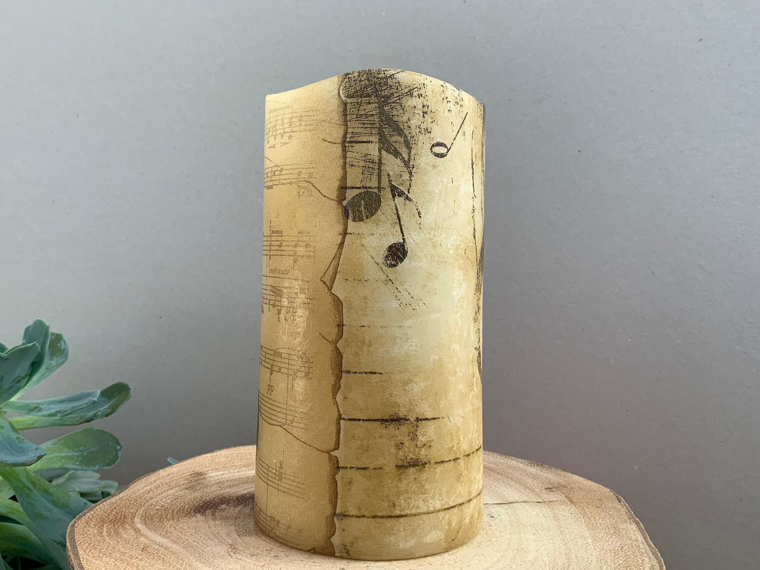LED Candle "violin Play" - Classical Music Themed Art Candles - Treble ...