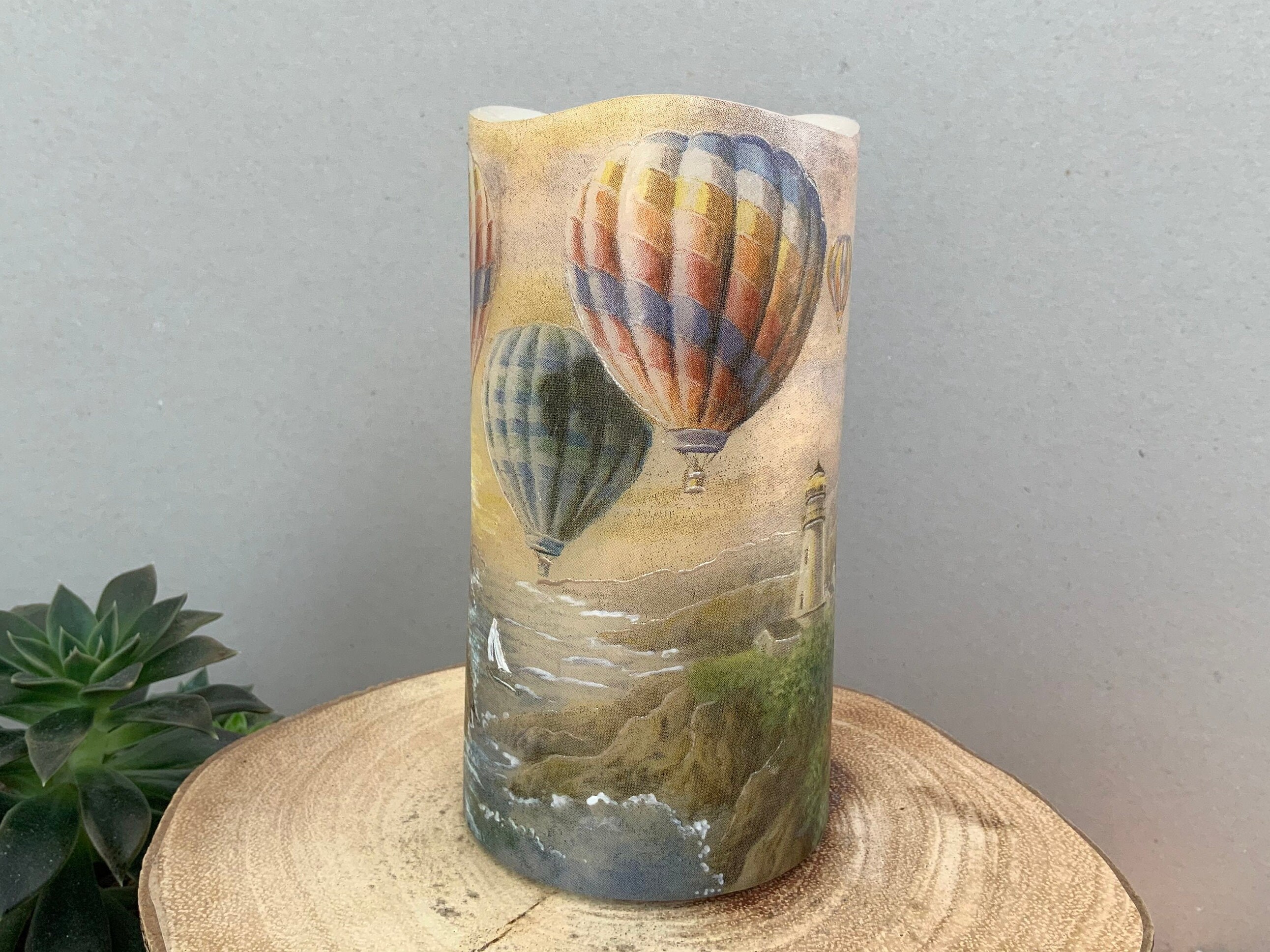LED Candle balloons Over the Sea Sea Themed | Etsy