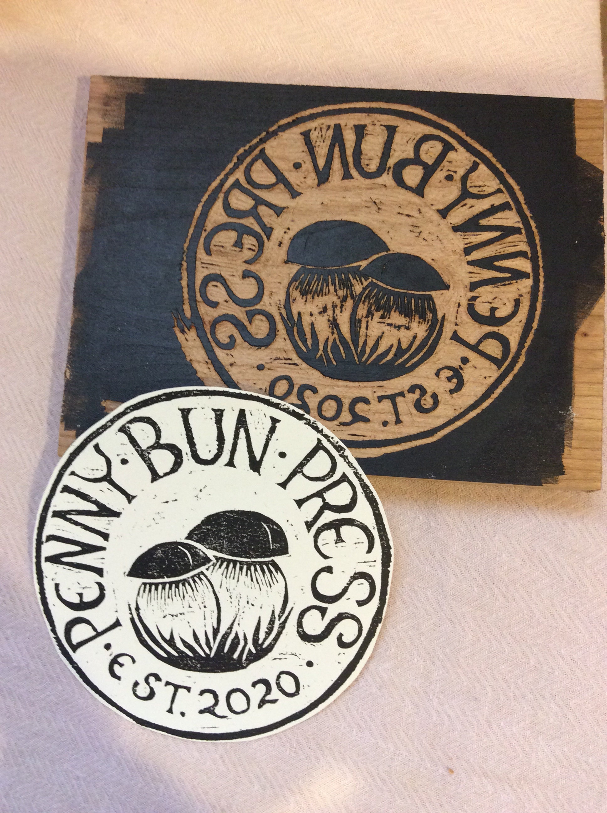 Custom Carved Logo + Woodcut Logo Design - Etsy