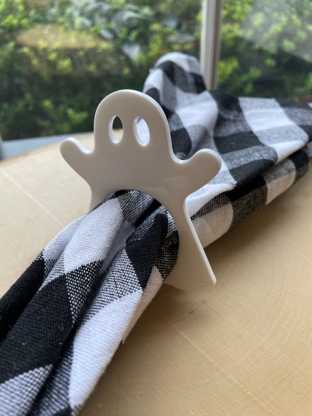 4 Ghost Napkin Rings | Halloween | Place Setting | Dinner Party | Decor ...