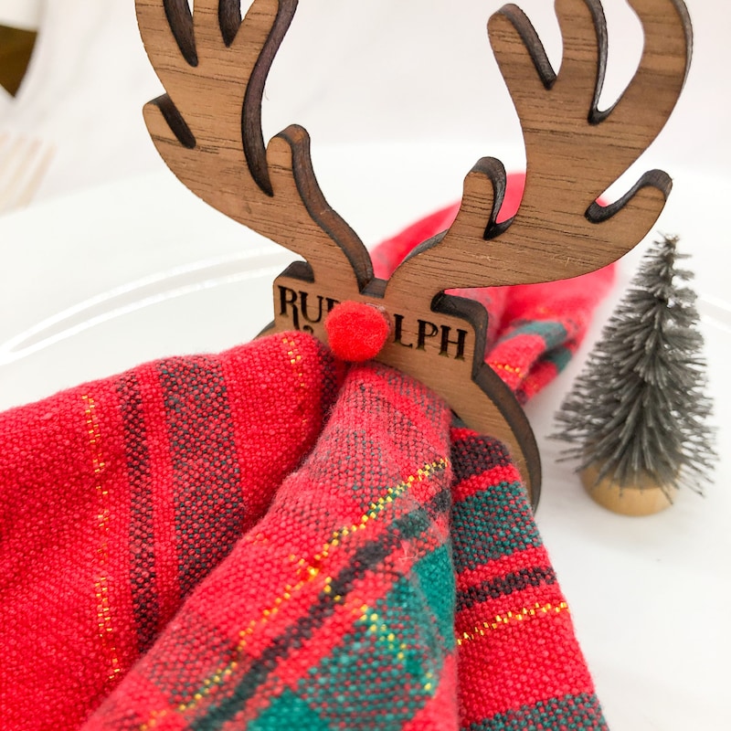 Rudolf Antlers - Etsy