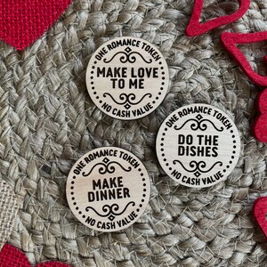 Romance Tokens for Him or Her | Valentine's Day | Couples | Romantic ...