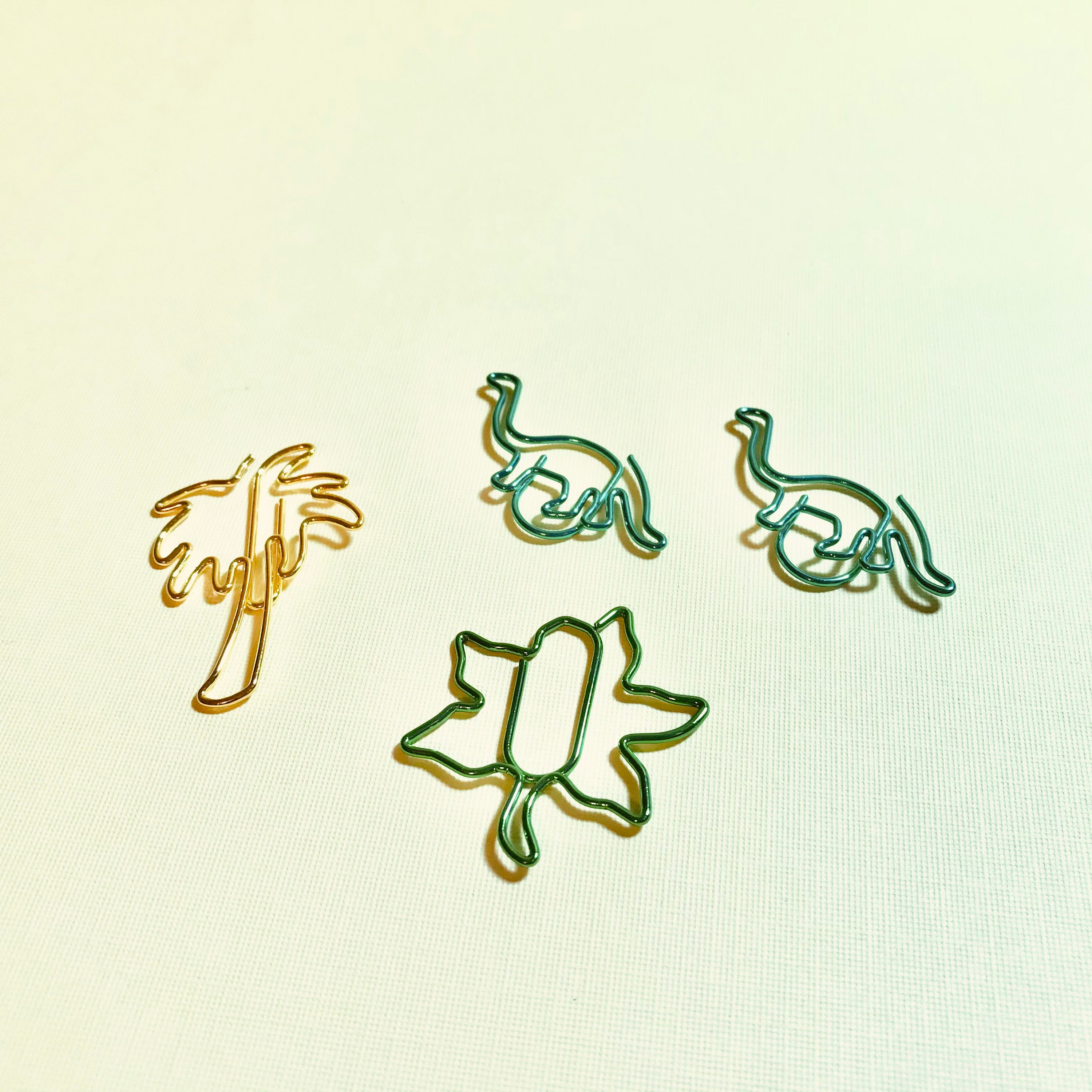 Jurassic Park Paper Clips Set of 4 Dinosaur Paperclip - Etsy