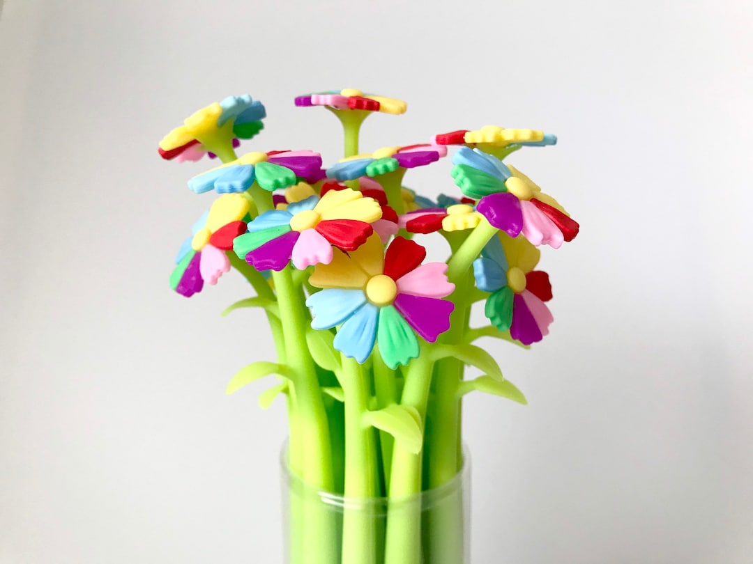 Rainbow Flower Pens, Plant Pens, Botanical Pens, Novelty Pens, Cute ...