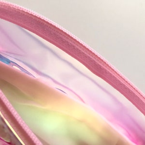 Holographic Pencil Bag, Fuzzy Pen Pouch, Cute Pencil Case - Etsy