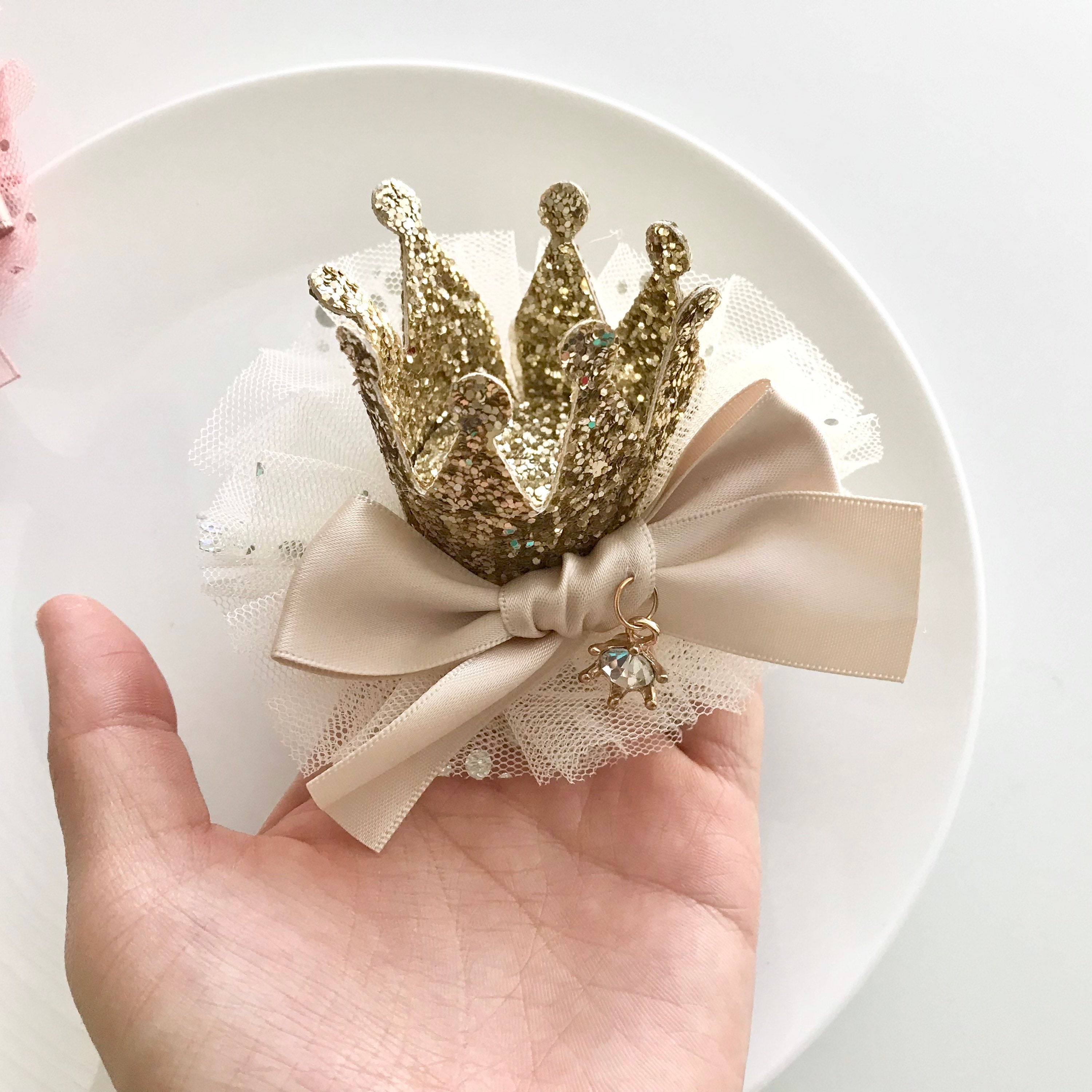 Large Crown Hair Clips 3D Crown Hair Clip Toddler Childrens - Etsy