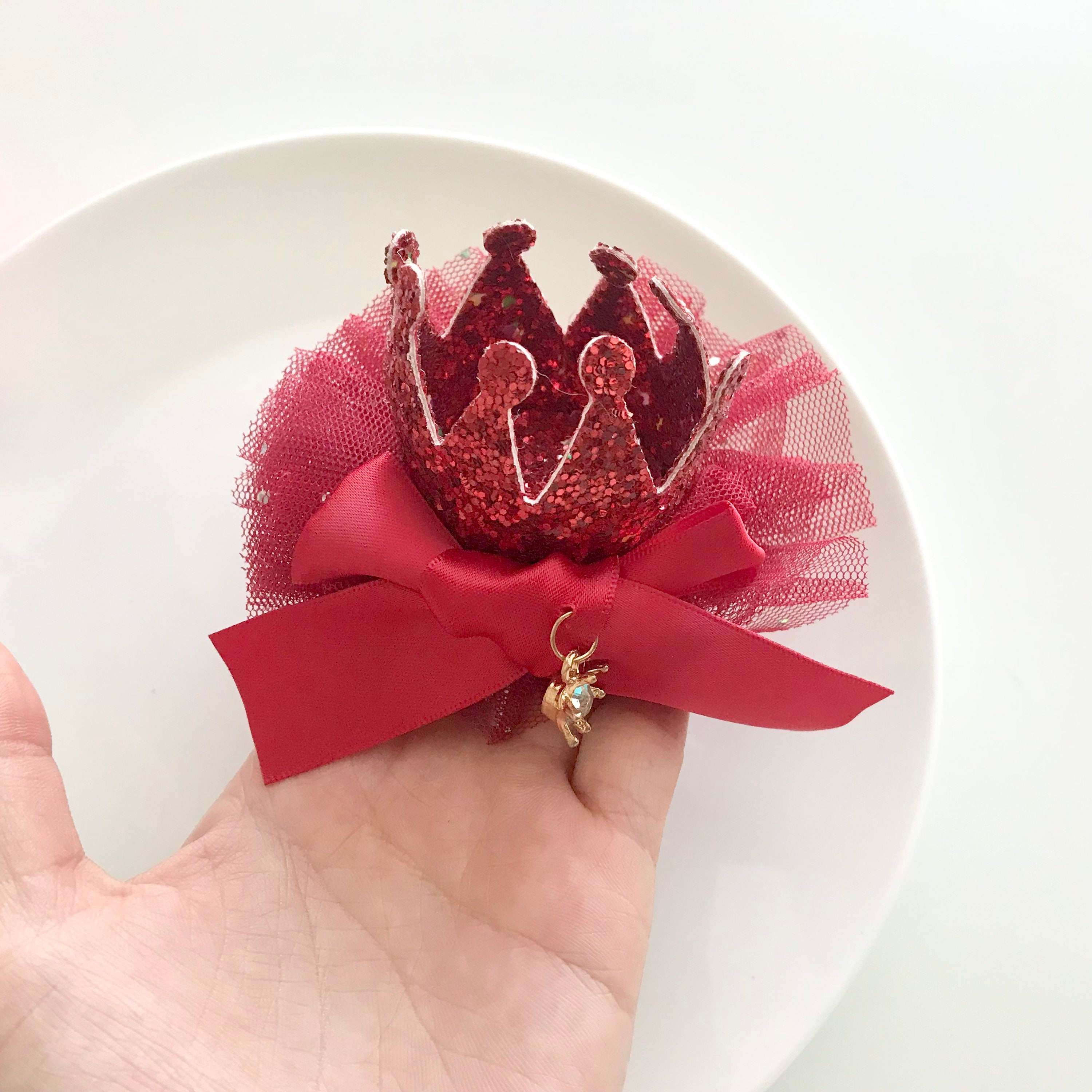 Large Crown Hair Clips 3D Crown Hair Clip Toddler Childrens - Etsy