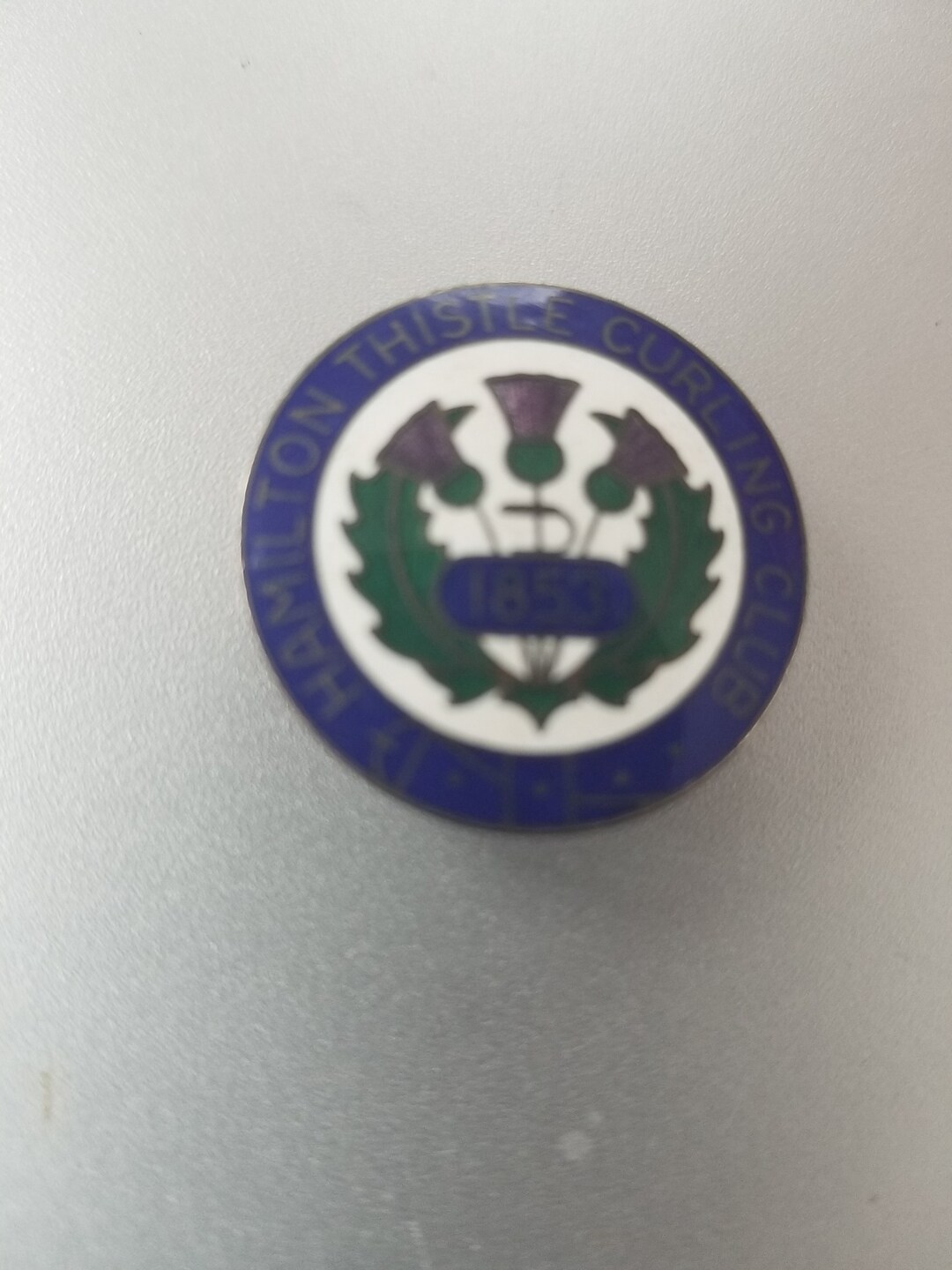 Hamilton Thistle Curling Club Pin/badge 1853 in Excellent - Etsy
