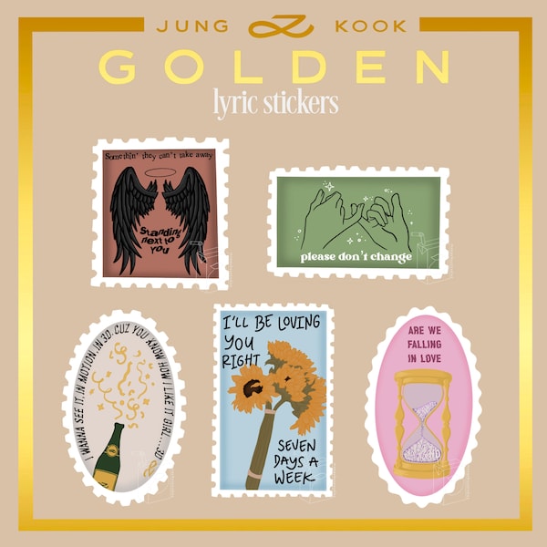 Jungkook Stickers - Etsy