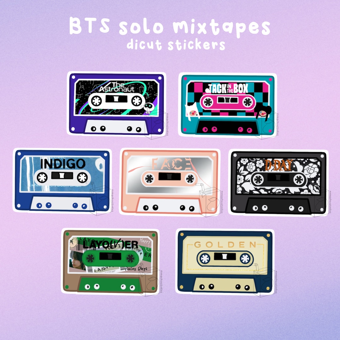 BTS Solo Mixtape Stickers - Etsy