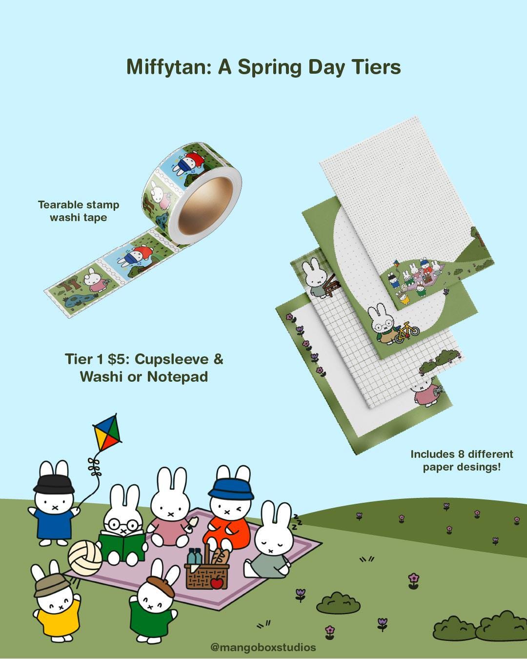 Miffytan A Spring Day Tiers: Bangtan X Miffy Event - Etsy